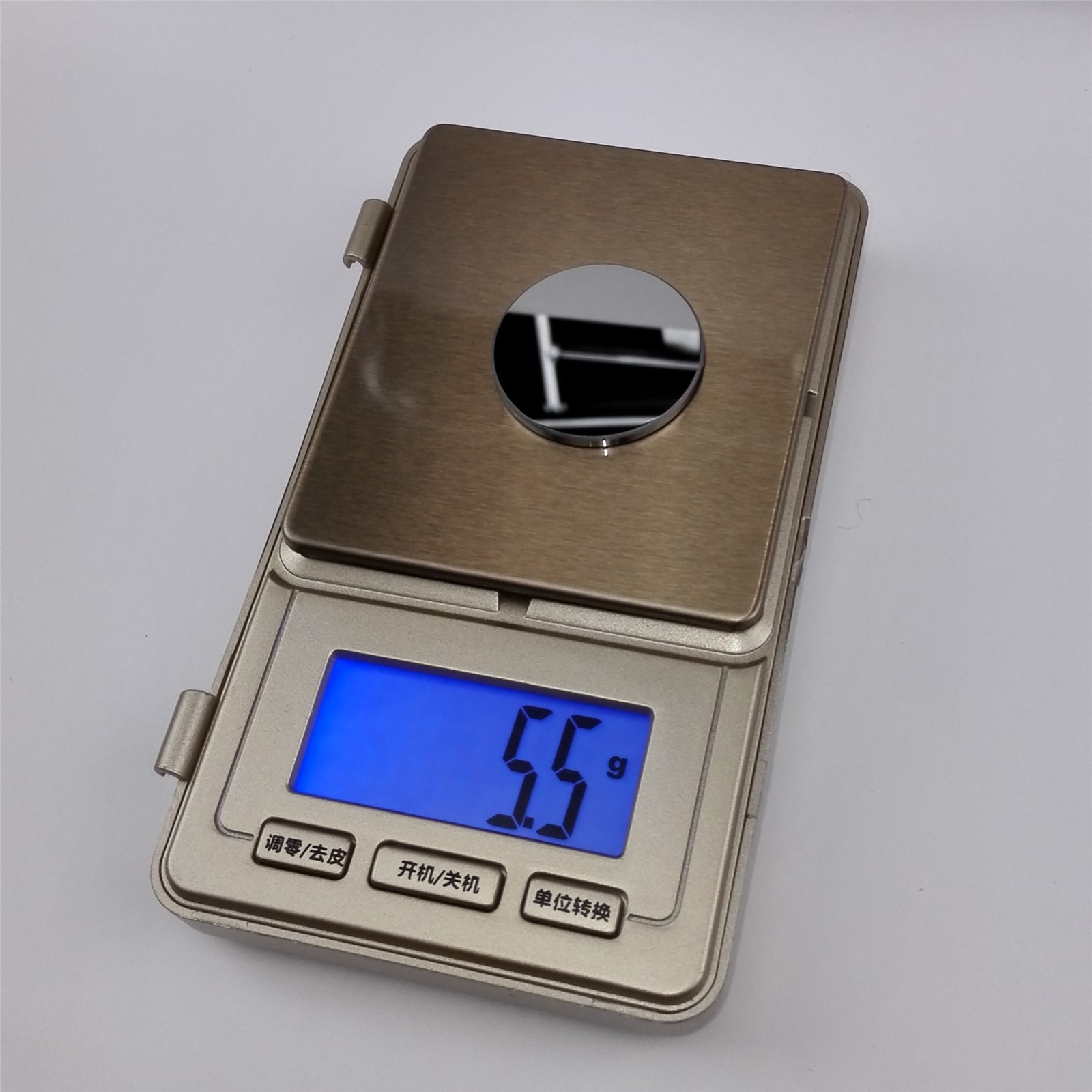 1 inch diameter HAND-POLISHED Germanium Metal Disk 99.999% 5g Element ...