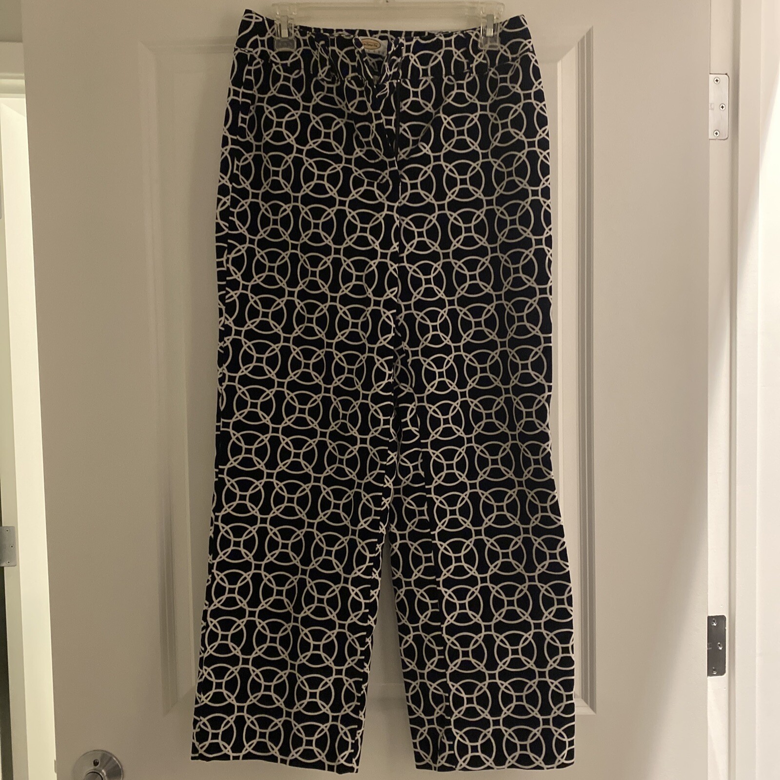 NWOT Talbots Velvet Circle Pattern Slacks Chinos - Size 10 | eBay