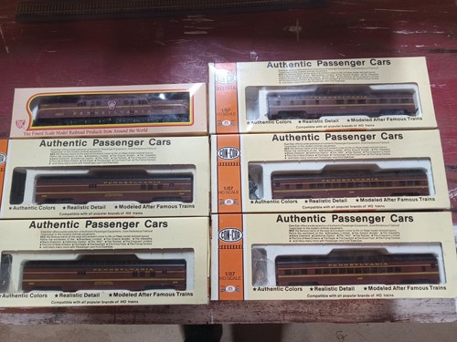 IHC PRR GG1 Tucson Red 4907 AHM Rivarossi Con-Cor Passenger Cars HO NOS ...