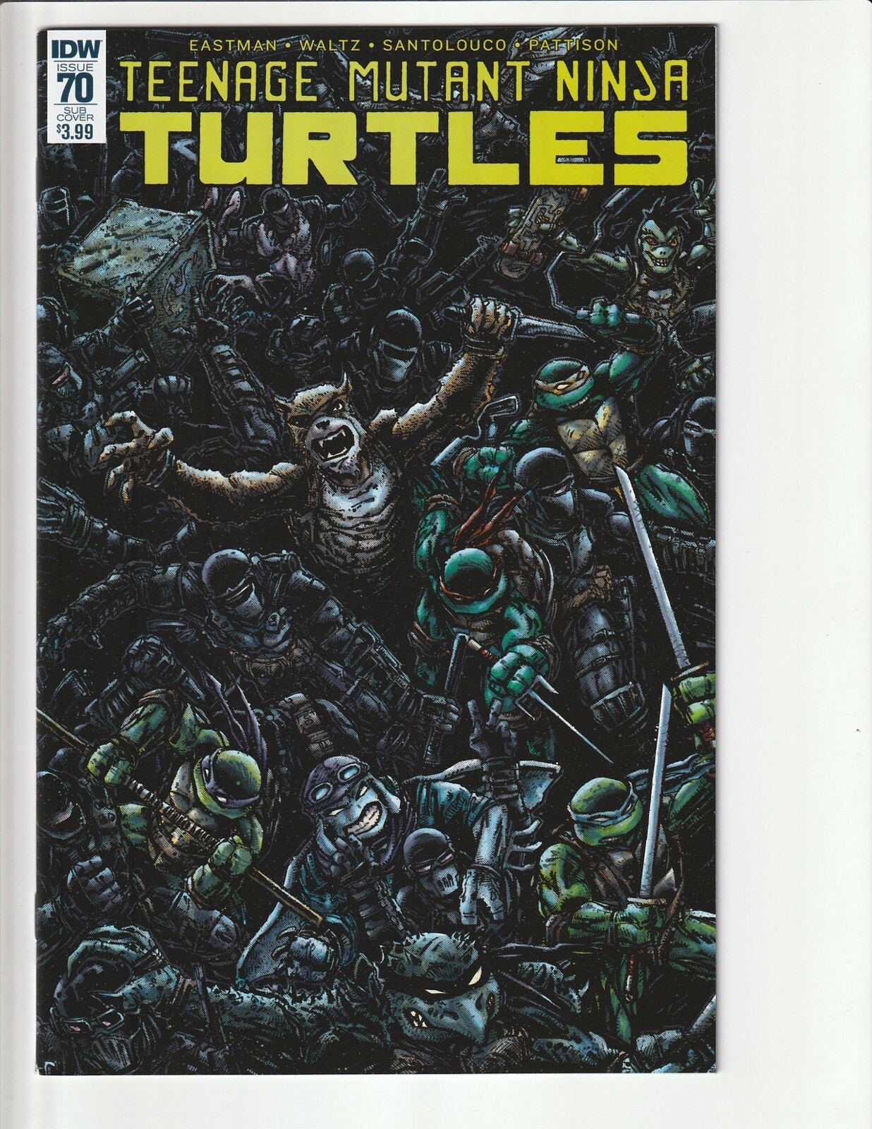 Teenage Mutant Ninja Turtles #70 Cover A & Sub cvr B IDW Publishing ...