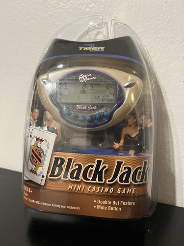 Black Jack Mini Casino Game Handheld Electronic Tiger Hasbro 2002 Item ...