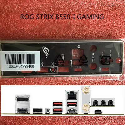 I/O Shield For ASUS ROG STRIX B550-I GAMING Motherboard Backplate IO | eBay