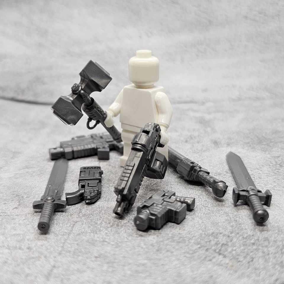 SciFi Weapons Pack Lot Blocks Accessories for Minifigures A8wh4k 40k | eBay