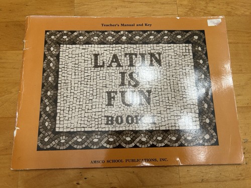Latin is Fun Book 1 Teacher's Manual and Key John Traupman 1989 PB | eBay