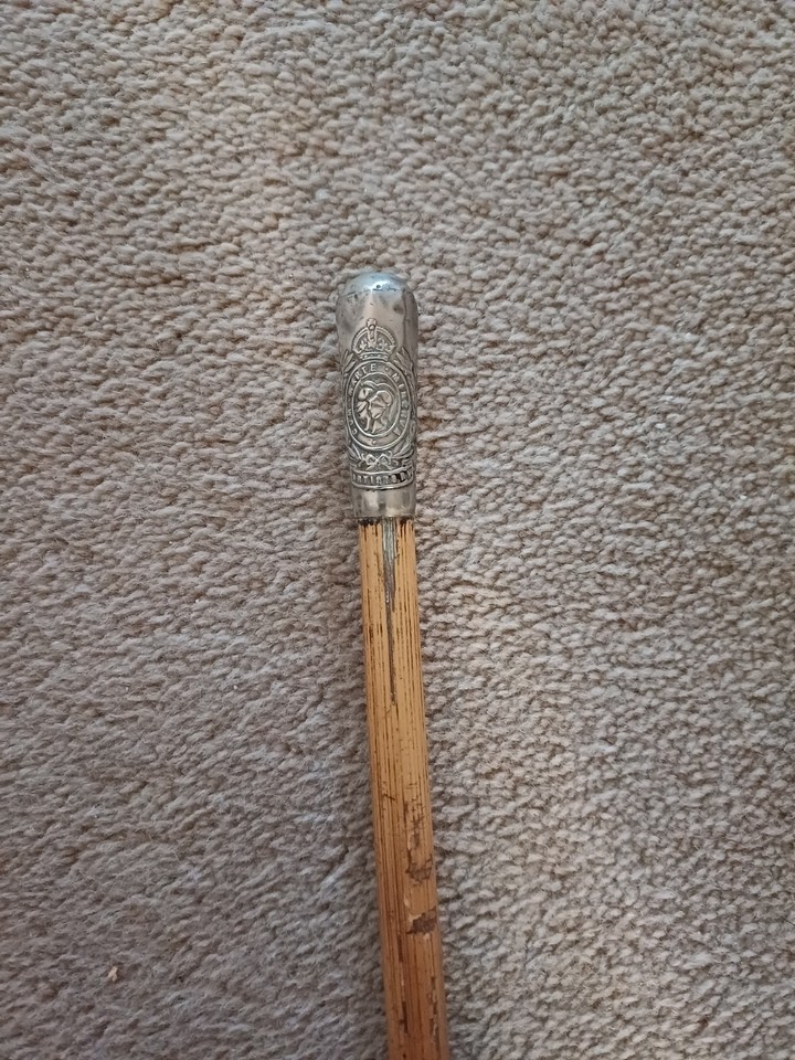 WW1 Artists Rifles Silver Topped Swagger Stick British Army | eBay UK