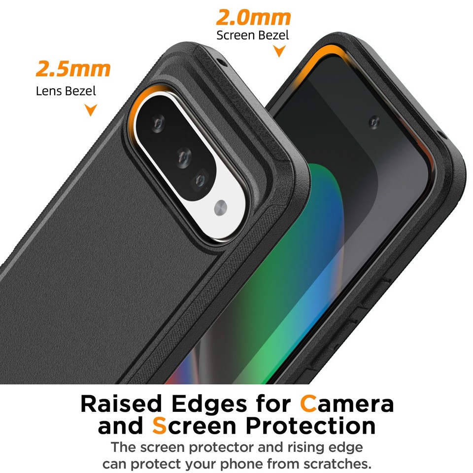 For Google 10 Pro XL/Pixel 10 Phone Case Heavy Duty Shockproof ...
