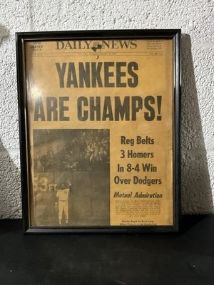 Vintage NY Yankees News Paper Article | eBay