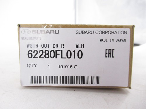 Genuine OEM Subaru 62280FL010 Driver Rear Belt Molding Weatherstrip | eBay