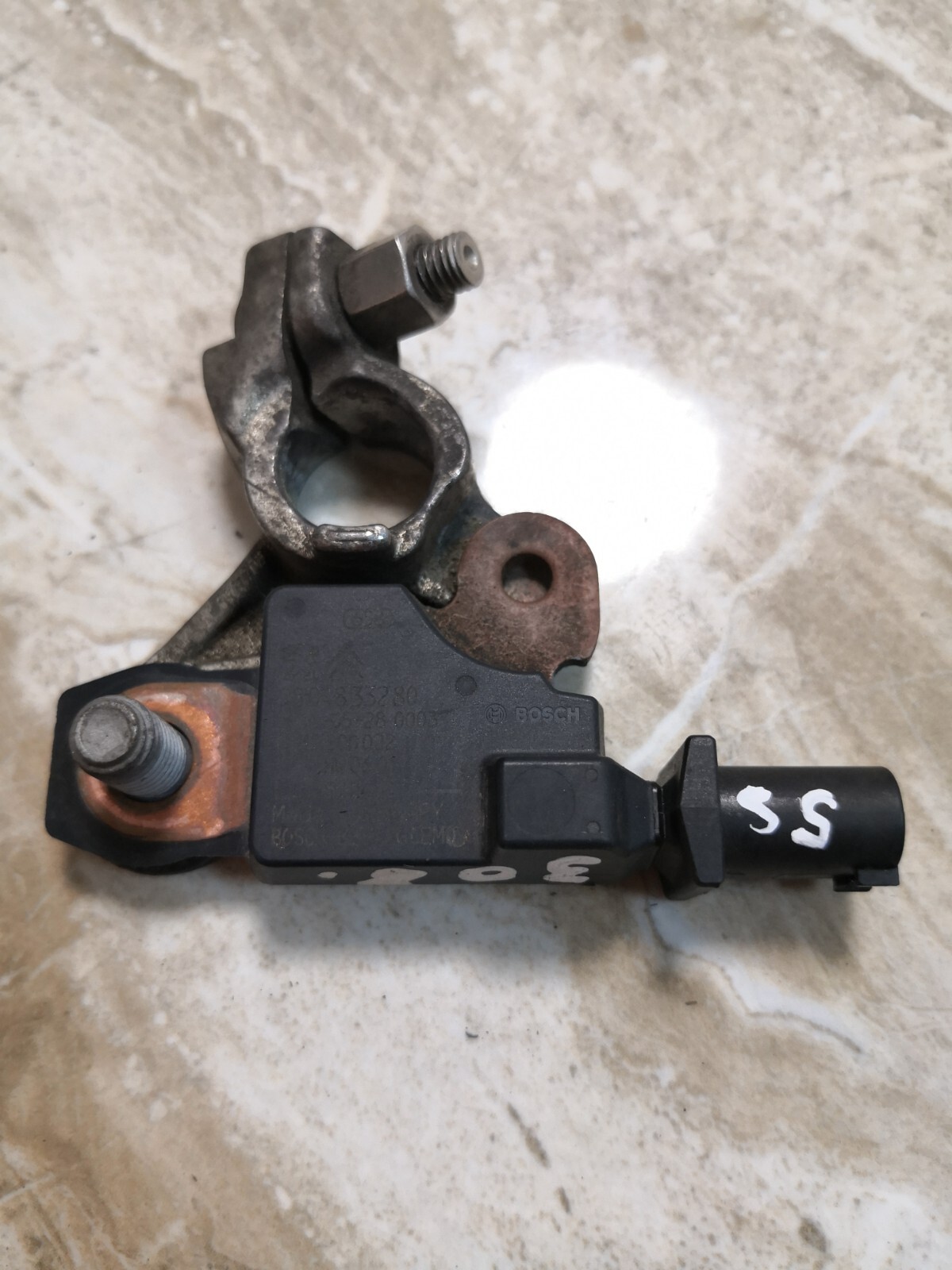 Sensor Battery management Battery terminal 9804833280 Peugeot 308 II ...