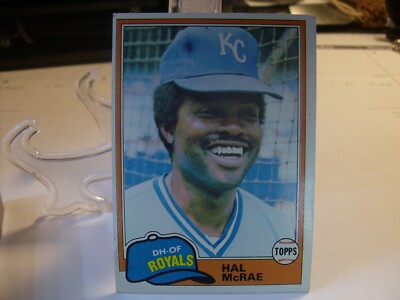 1981 Topps Baseball #295 - Hal McRae - Kansas City Royals 81-401 | eBay