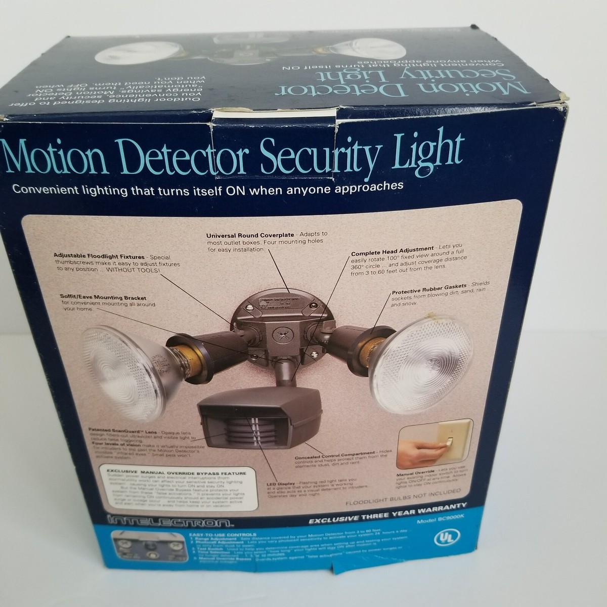 Intelectron Motion Detector Security Light Intelectron Motion Detector