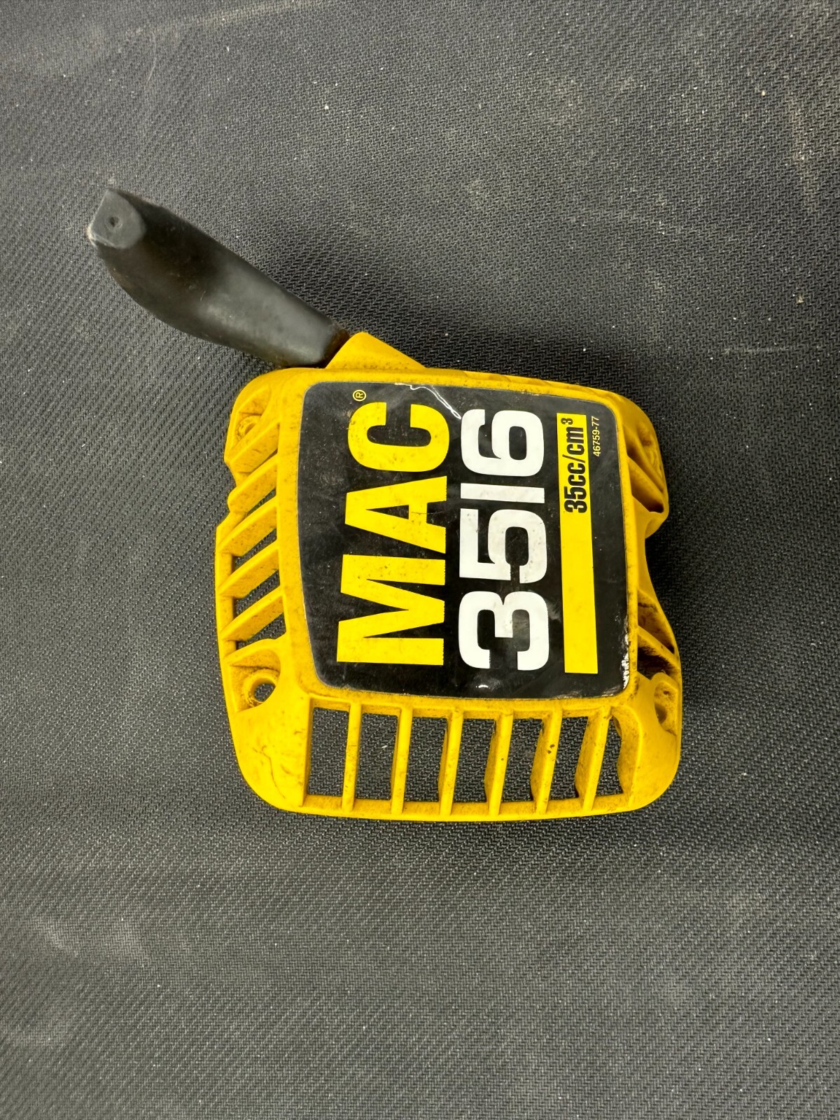 USED OEM MCCULLOCH MAC 3516 CHAINSAW RECOIL STARTER PULL ROPE HANDLE ...