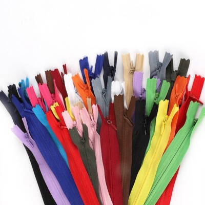 Invisible Nylon Zip Zips Zipper Concealed Closed End Sewing Inch 20cm ...