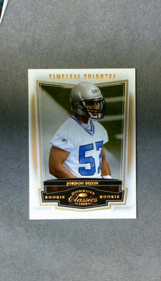 2008 Donruss Classics Timeless Tributes Bronze #164 Jordon Dizon Lions ...