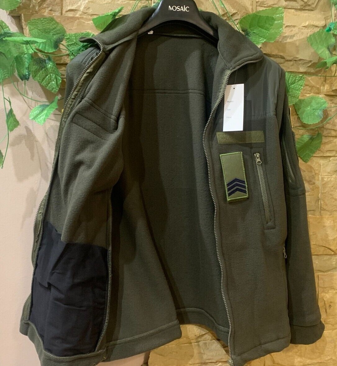 Ukrainian Tactical Jacket Fleece Field Combat Uniform Olive Zelensky ...