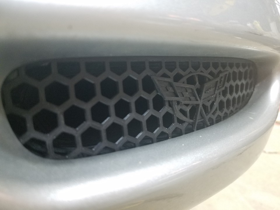 C5 CORVETTE BLACK BRAKE DUCT PLASTIC HONEYCOMB GRILL GRILLE 97-04 | eBay