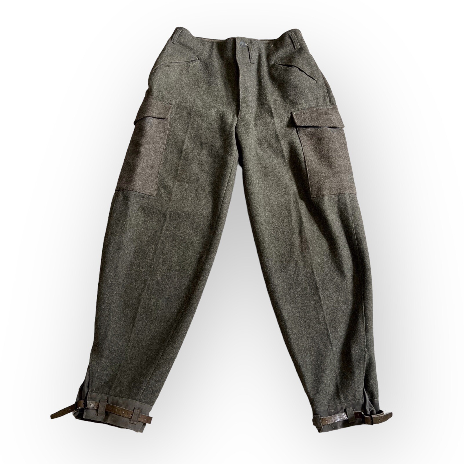 Vintage WWII 1943 Swedish Army Pants Wool Sweden Mili… - Gem