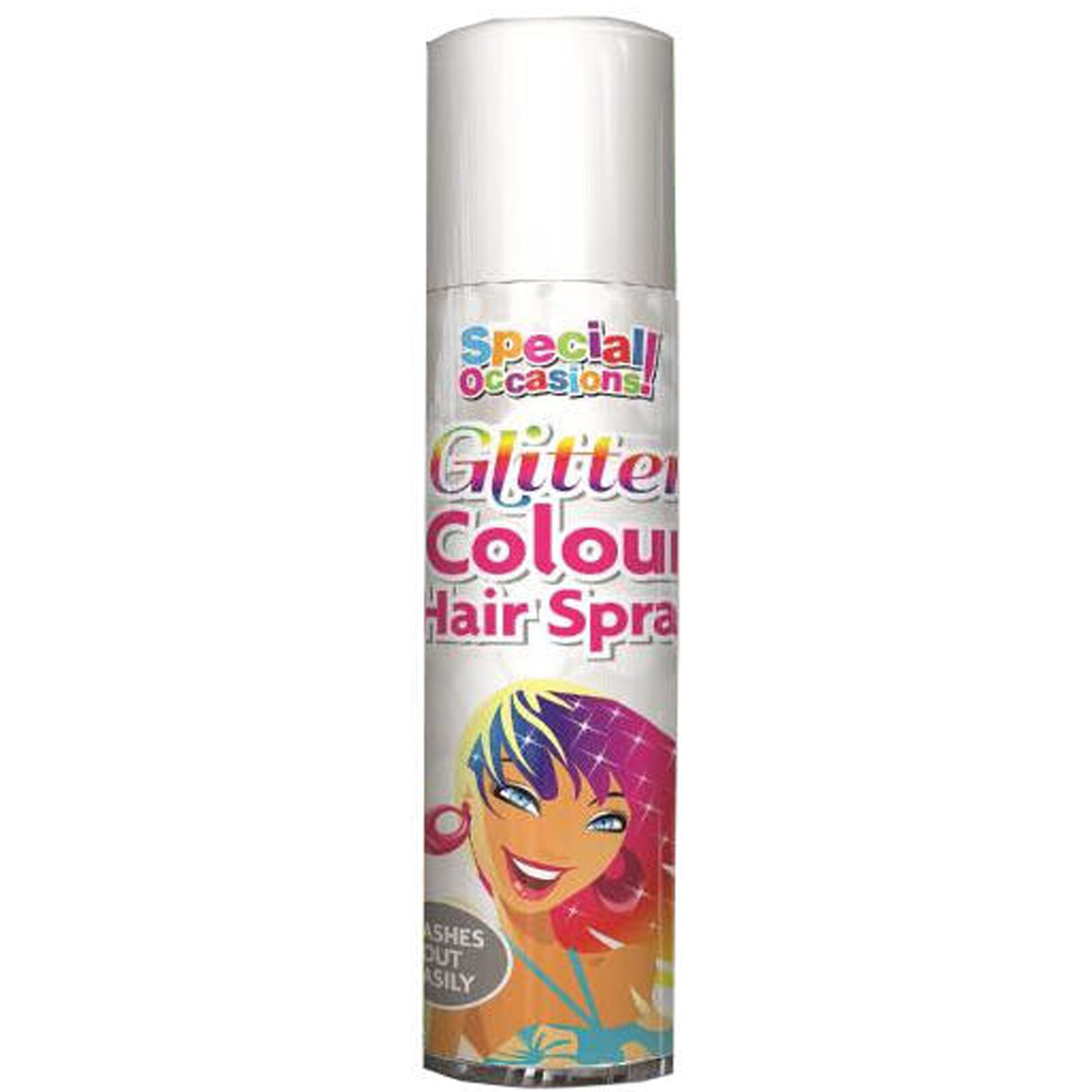 Hair Glitter Spray Colour Paint Temporary Washout Hair Washable Makeup ...