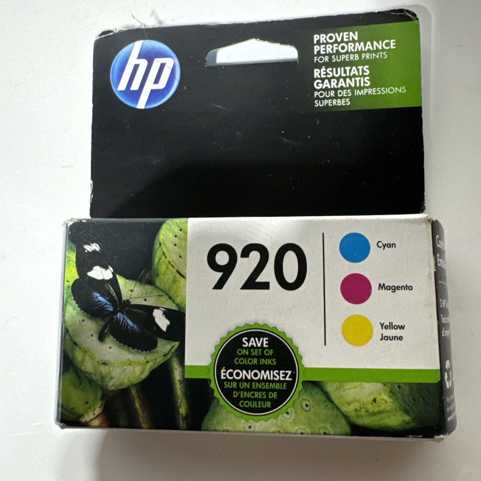 HP 920 Color Ink Cartridge 3 Pack Cyan Magenta Yellow NEW EXP 2018 A1 ...