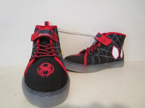Marvel Toddler Boys Spider-Man Lighted Hi-Top Fashion School Sneakers ...