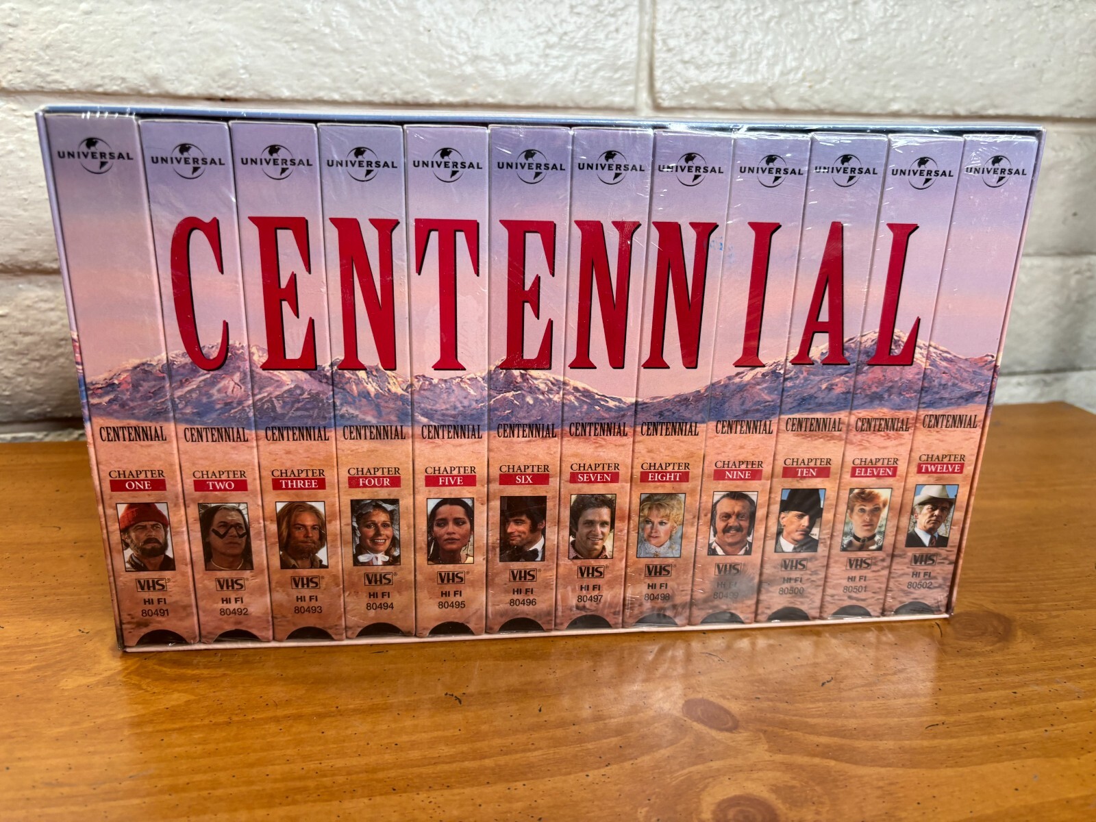 Centennial 1978-1979 TV Mini Series VHS Box Set of 12 Universal - Factory Sealed 96898247931 | eBay