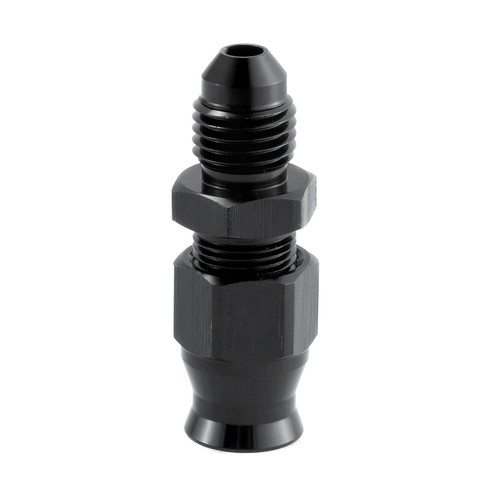 Black-4AN Male to 1/4" Pipe Tube Fuel Line Fitting W/Brass Ferrule ...