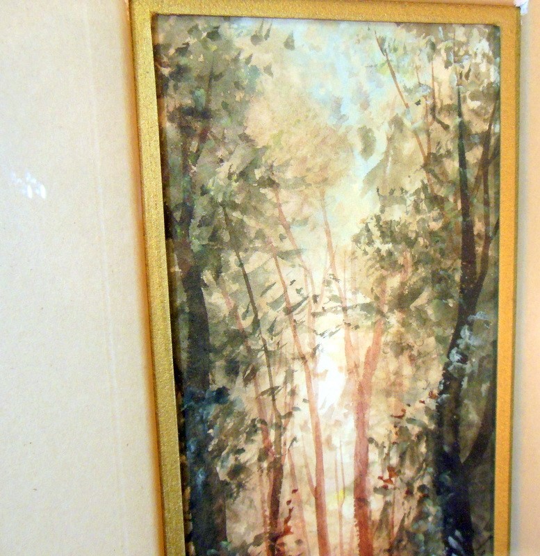 Art Painting WATERCOLOR Listed Female Artist PM COLYAR CALIFORNIA ...