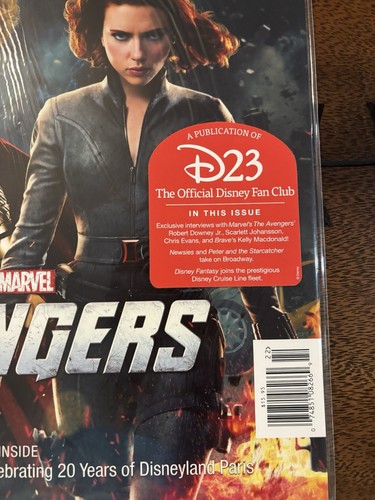 Disney Twenty Three D23 Magazine Summer 2012 Avengers Thor Black Widow ...