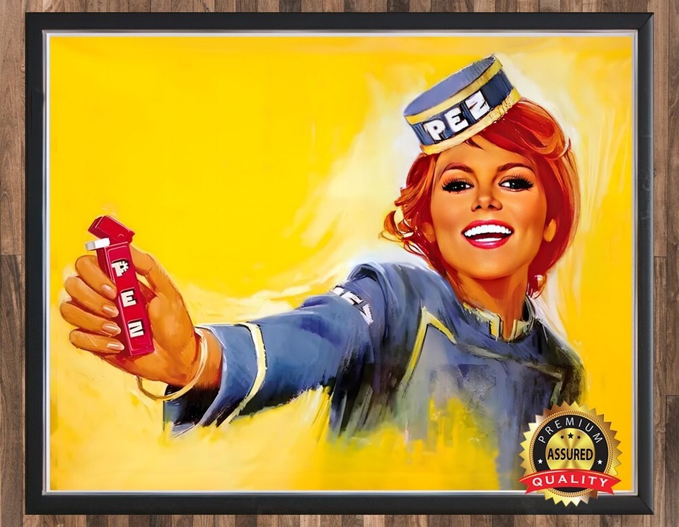 Pez - Candy - Restored - 1950s - Metal Sign 11 x 14 | eBay