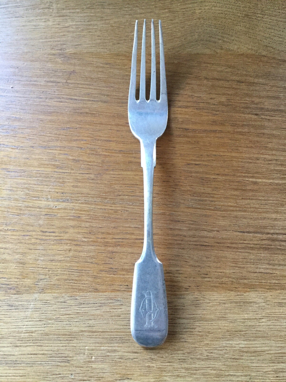 RUSSIAN ANTIQUE SOLID SILVER FIDDLE PATTERN TABLE FORK LONDON 1888 | eBay