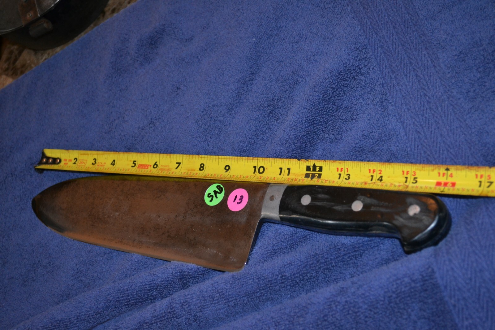 MEAT CLEAVER KNIFE VERY HEAVY THICK SPLINE SHARP | eBay