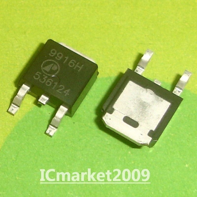 10 PCS AP9916H TO-252 9916H AP9916 N-Channel Enhancement Mode Power Mosfet Chip | eBay