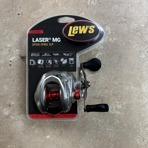 Lews Laser MG Speed Spool SLP LSG1SHAMG Fishing Reel NEW SEALED FREE ...