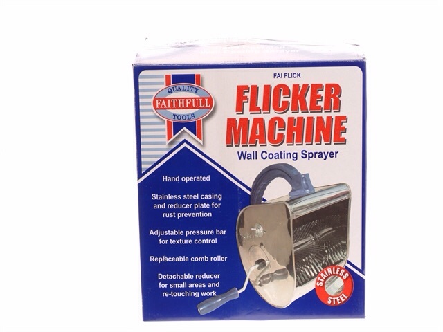 FAITHFULL Stainless Steel Hand Tyrolean Render Wall Coating Flicker Gun ...