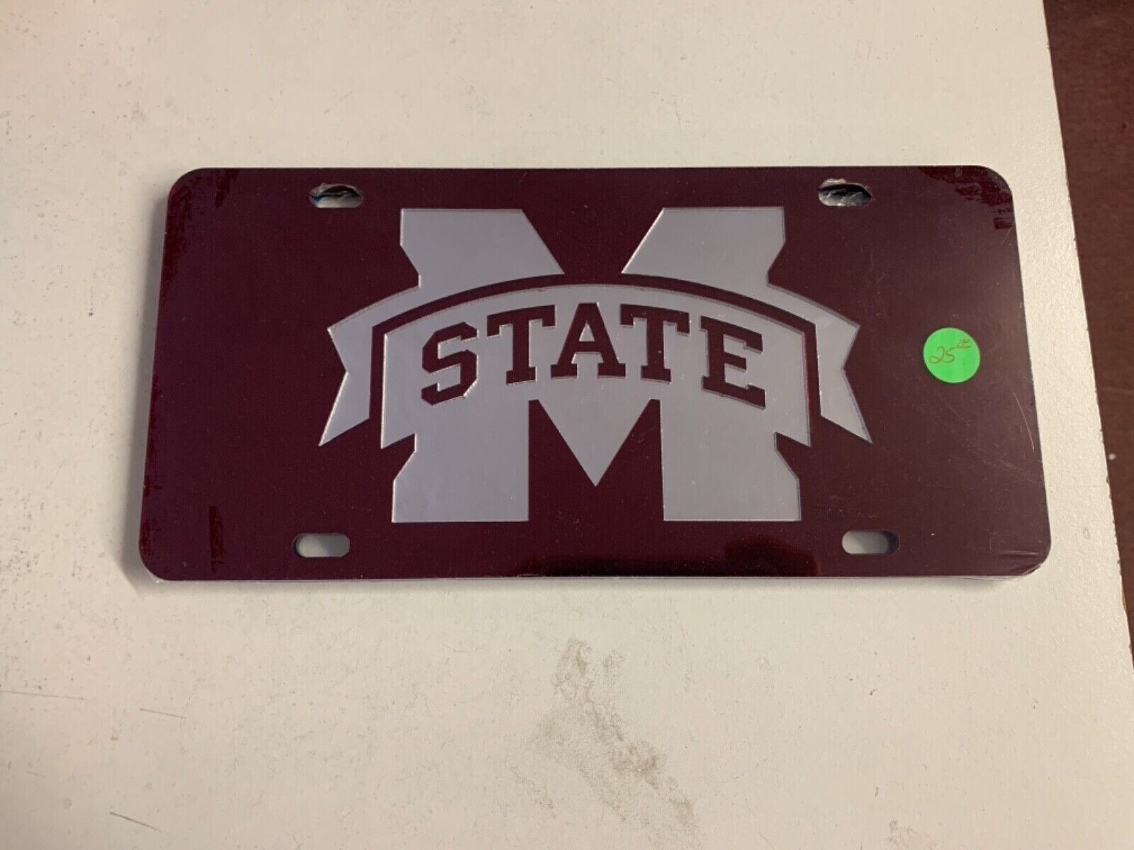 Mississippi State Bulldogs NCAA Mirrored Laser Cut License Plate ...