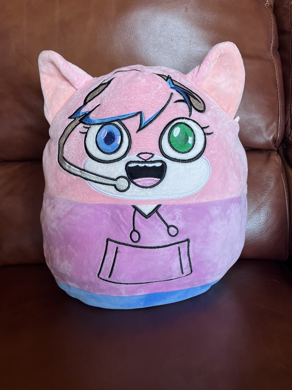Ryan's World Alpha Lexa 13" Squishmallow Plush by Kellytoy Pink Cat ...