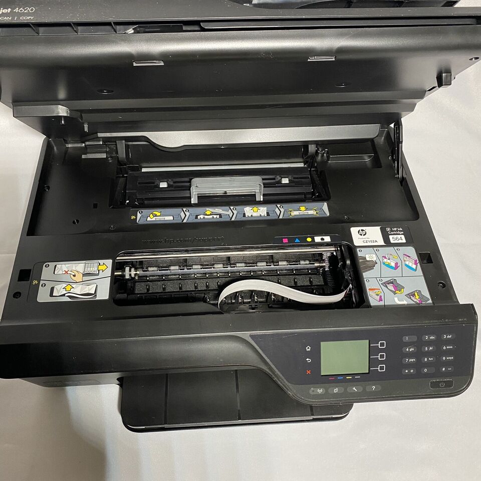 HP Officejet 4620 All in One Inkjet Color Printer Fax Scan Copy See ...
