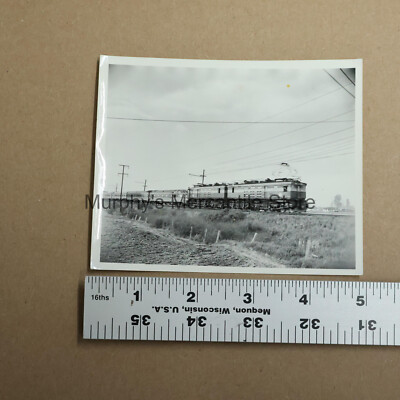 Vtg Great Northern Y-1 Electric Locomotive Passenger Train 4in x 5in ...
