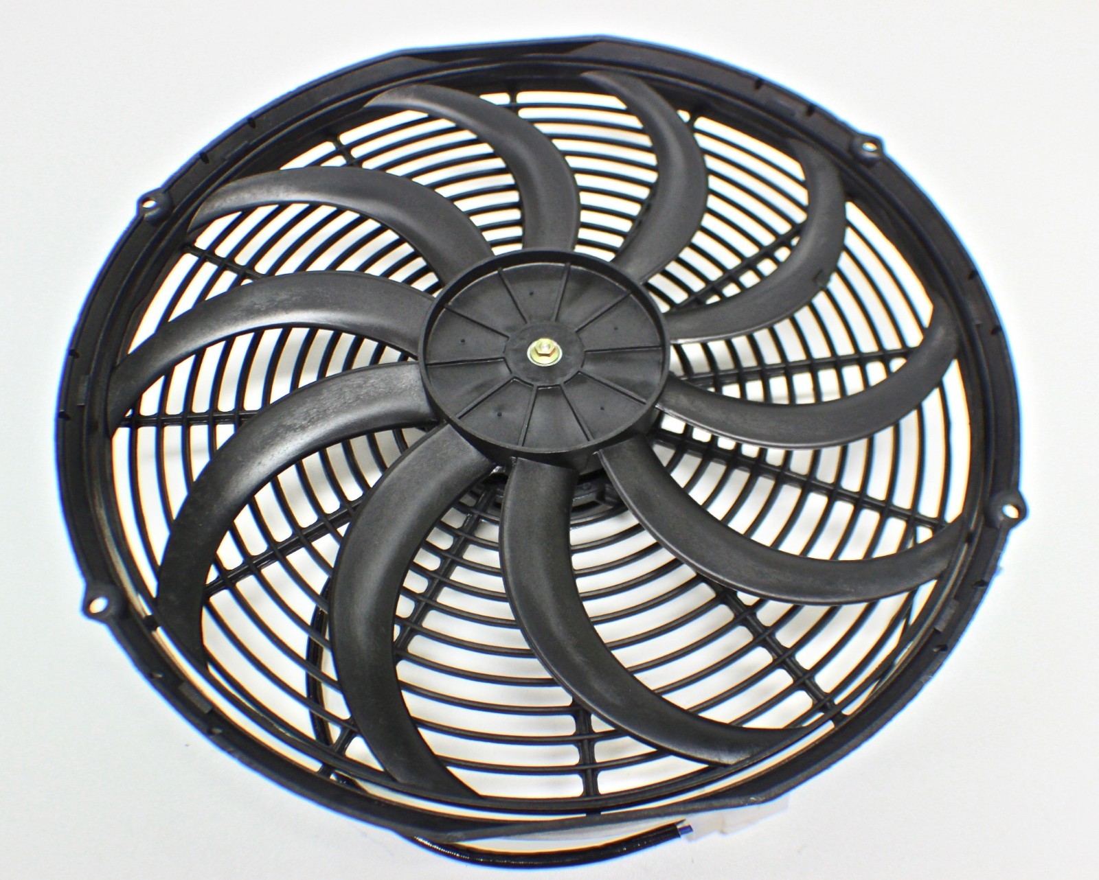 16 Inch Thermo Fan Curved Blade 12V 3000CFM High Output Push/Pull ...