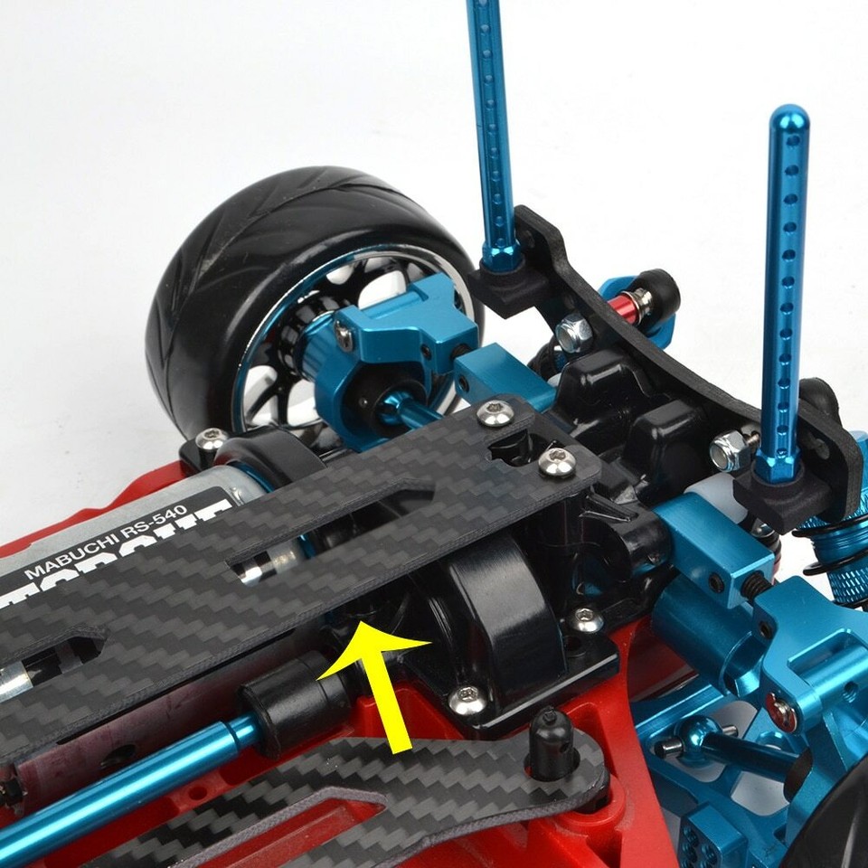 1/10 RC Carbon Fiber Upper Top Deck for Tamiya TT02 TT02B Chassis Parts ...