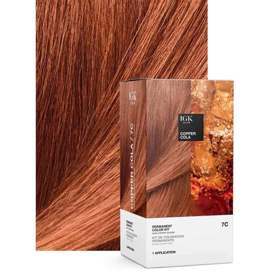 Permanent Hair Color Kit | 7C Copper Cola - Dark Coppery Blonde | 100% Gray C... | eBay