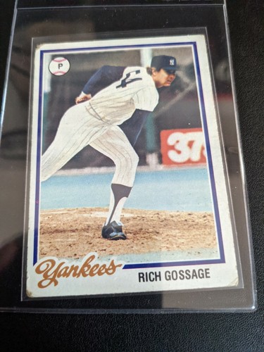 1978 Topps Rich "Goose" Gossage, NY Yankees #70 Card VG See Scans | eBay
