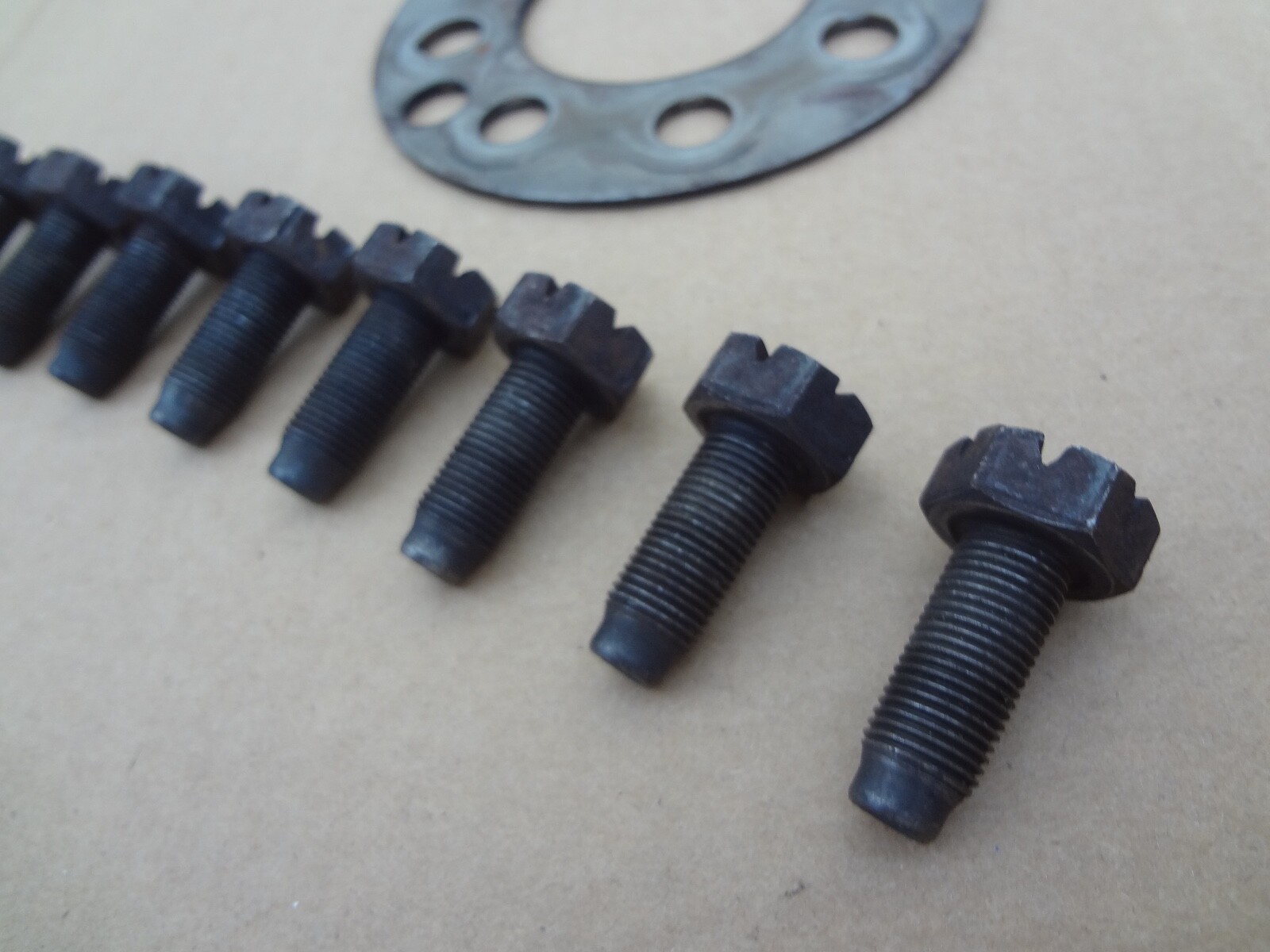 2003 - 2004 MUSTANG SVT COBRA T56 ALUMINUM FLYWHEEL SPACER & BOLTS OEM ...