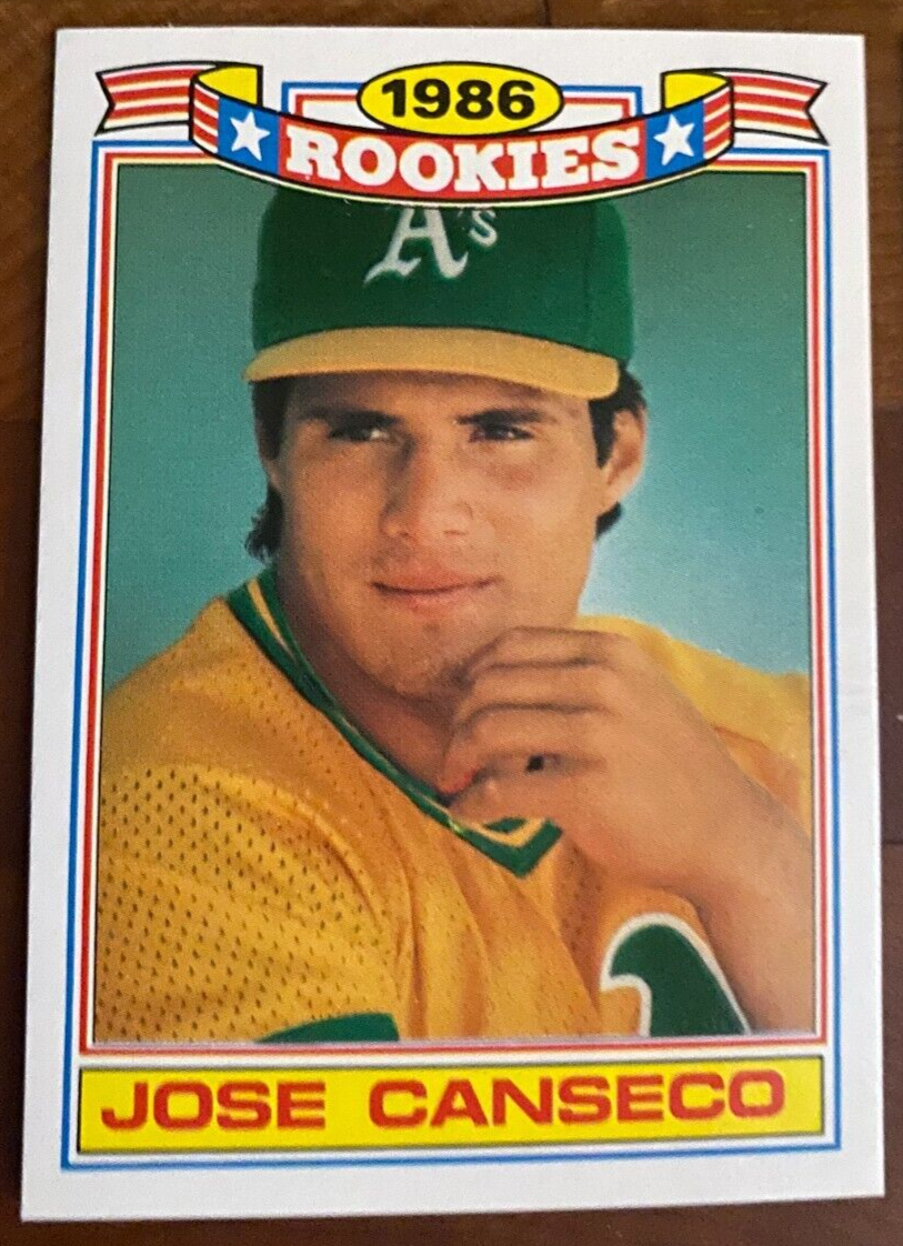 1987 Topps Rookies Commemorative Glossy 22 Card set J. Canseco, Will ...