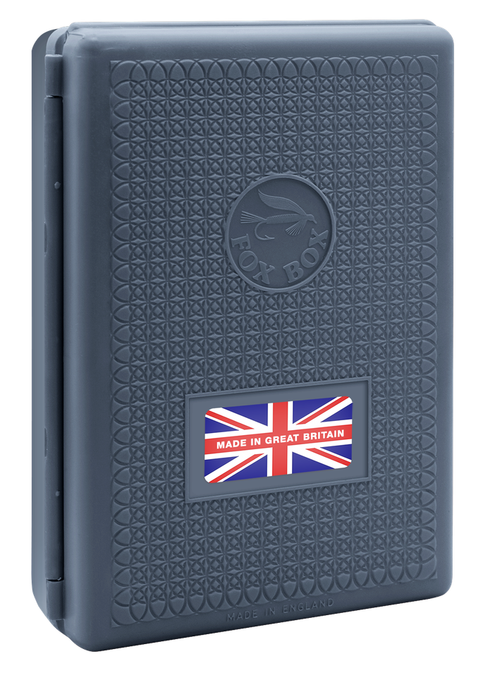 THE ORIGINAL FOX FLY FISHING BOX TROUT FLY BOX & SALMON FLIES UK MADE ...