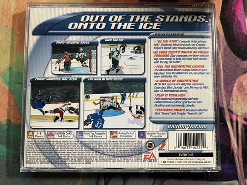 NHL 2001 Sony PlayStation 1 PS1 Complete in Box CIB Hockey EA Sports ...
