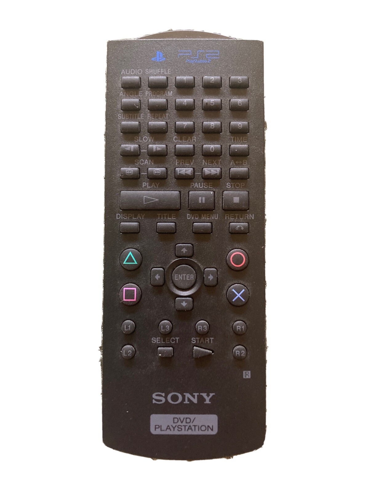 Sony PlayStation 2 DVD Remote Black SCPH-10150 | eBay