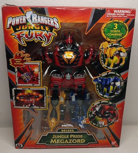 Power Rangers Jungle Fury Deluxe Jungle Pride Megazord New Factory ...