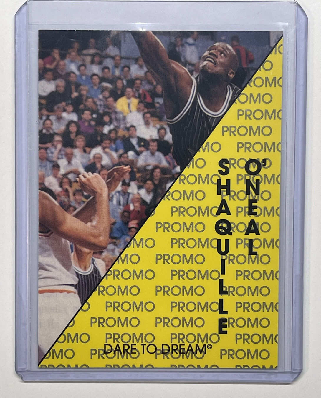 SHAQUILLE O'NEAL Dare to Dream Rare Gold Signature Promo Card Shaq ...