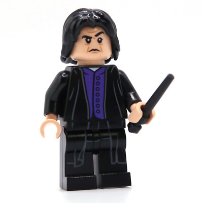 LEGO MiniFigure Professor Severus Snape HP134 Dark Purple Shirt Wand ...